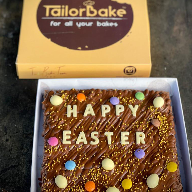 Easter Day Brownie Slab | Guaranteed Easter UK Delivery