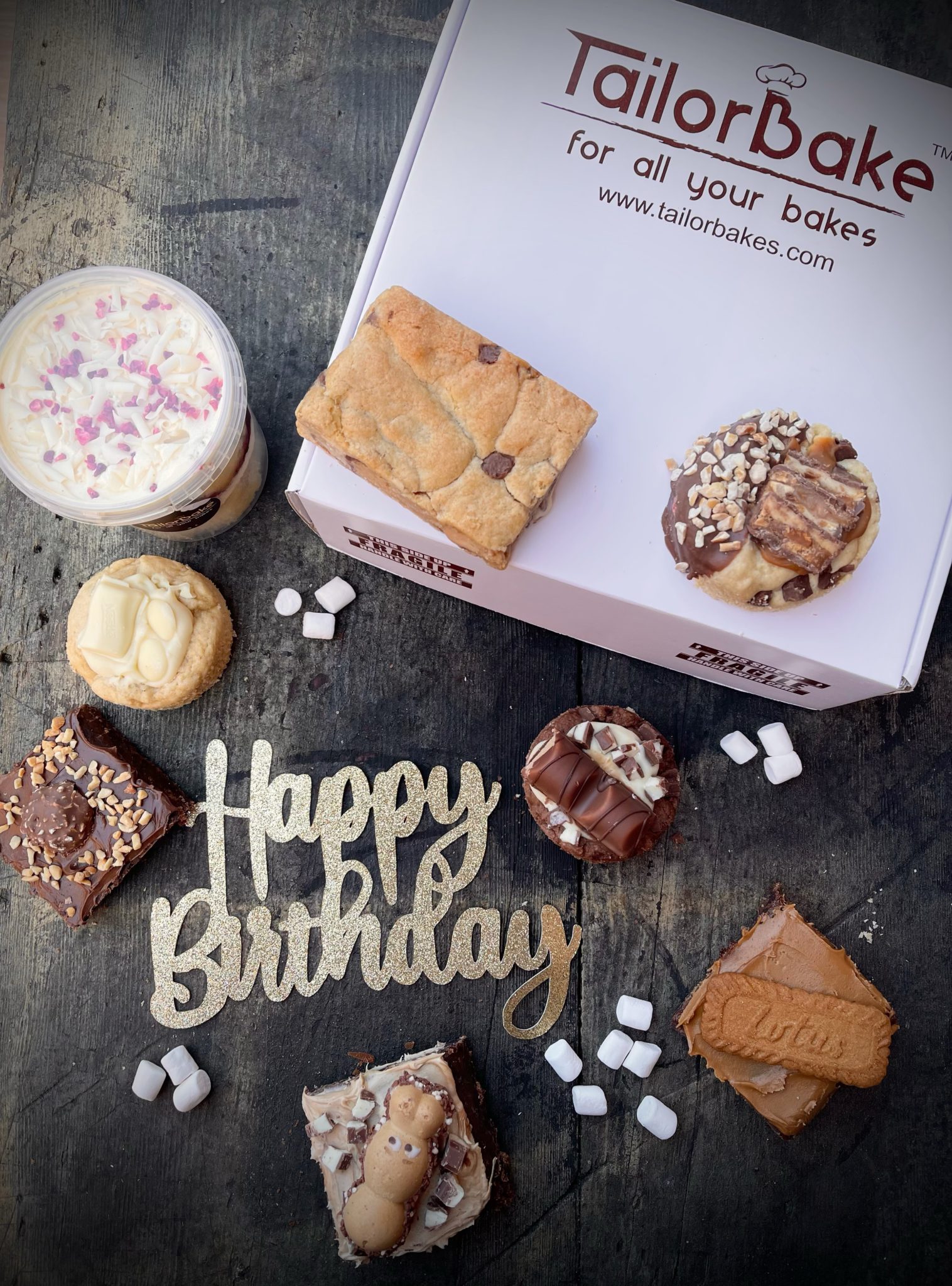 Happy Birthday Treat Box | Delivered To Your Door | TailorBakes